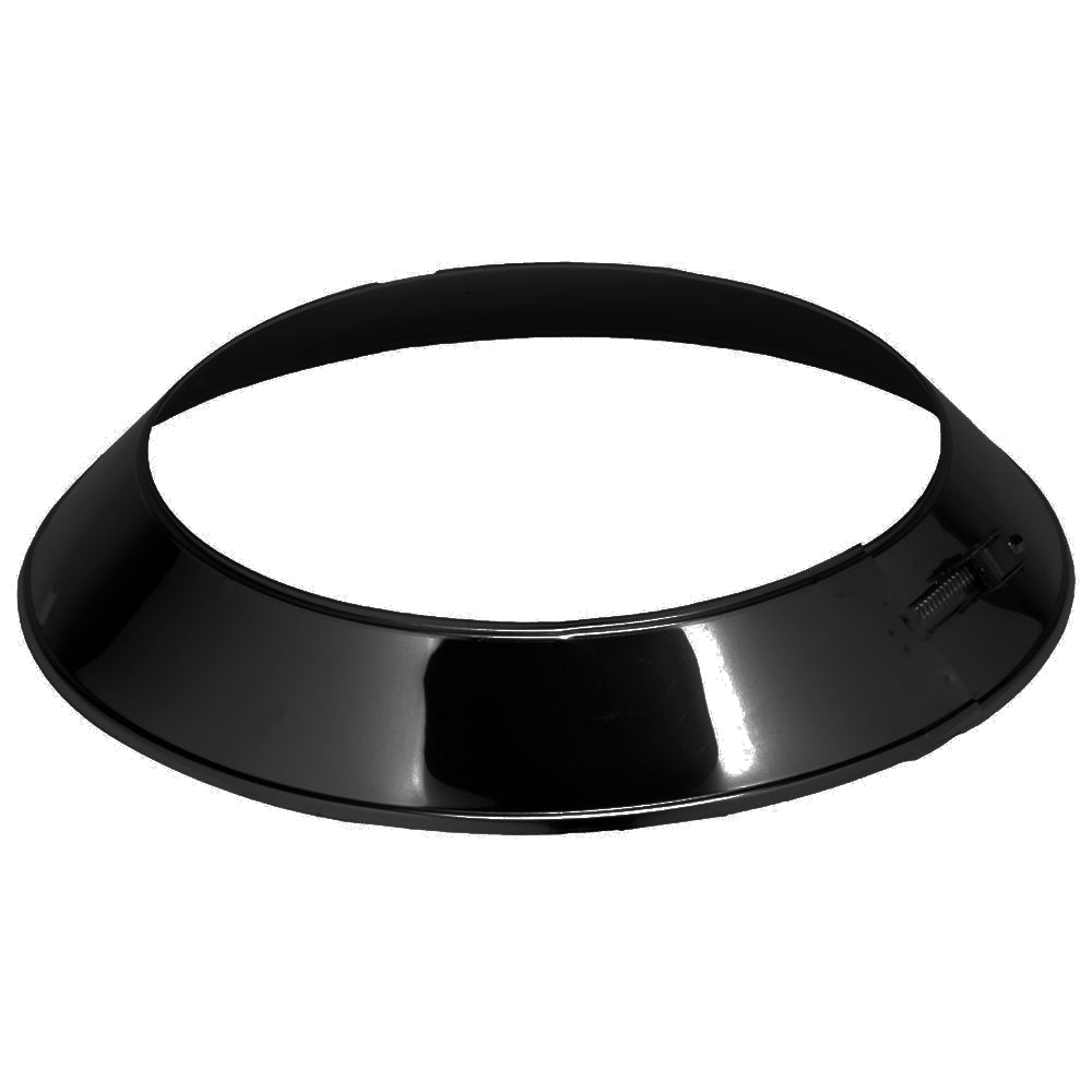 Storm Collar 4" Twinwall Black – FlueSupply