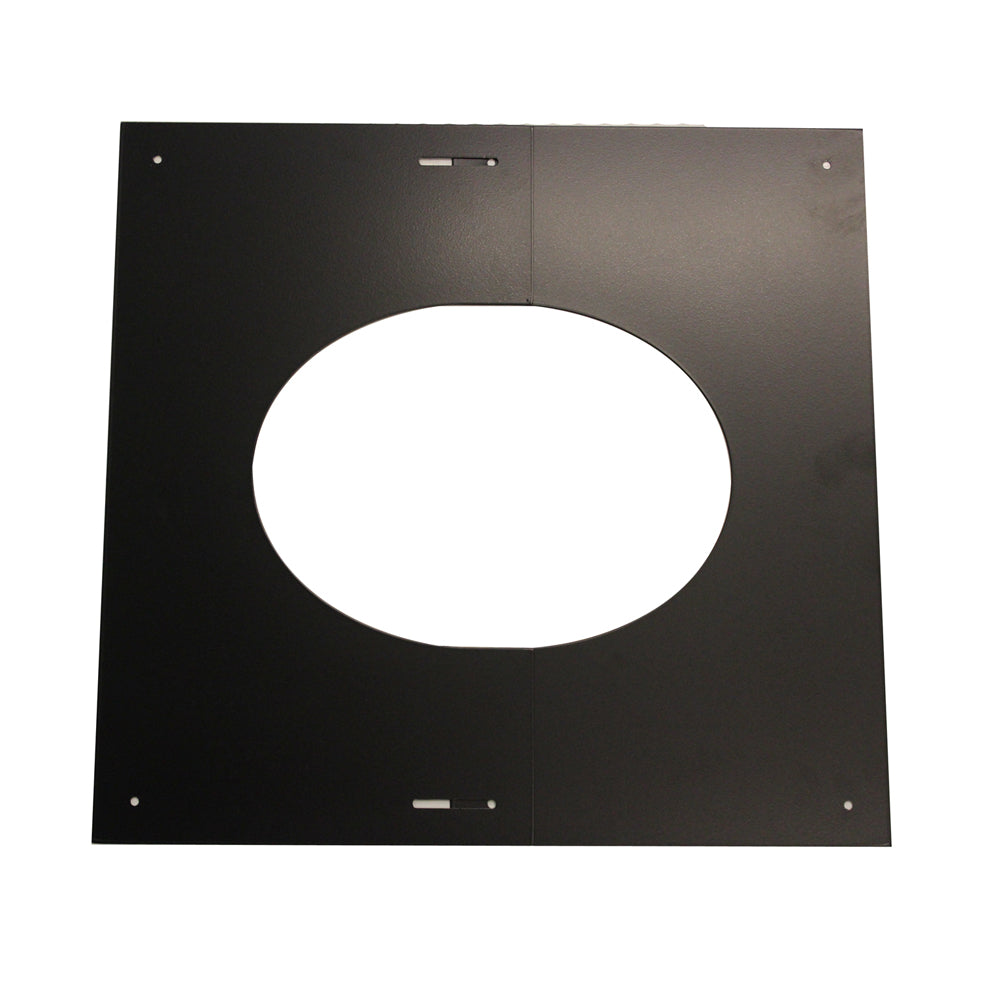 Firestop Plate 5" Black – FlueSupply